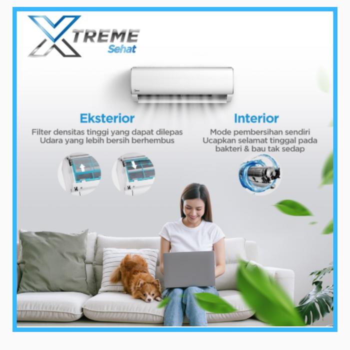 Kenalan dengan Produk: Midea AC 1 PK MSAF09CRN / MSAF-09CRN Xtreme Dura ...